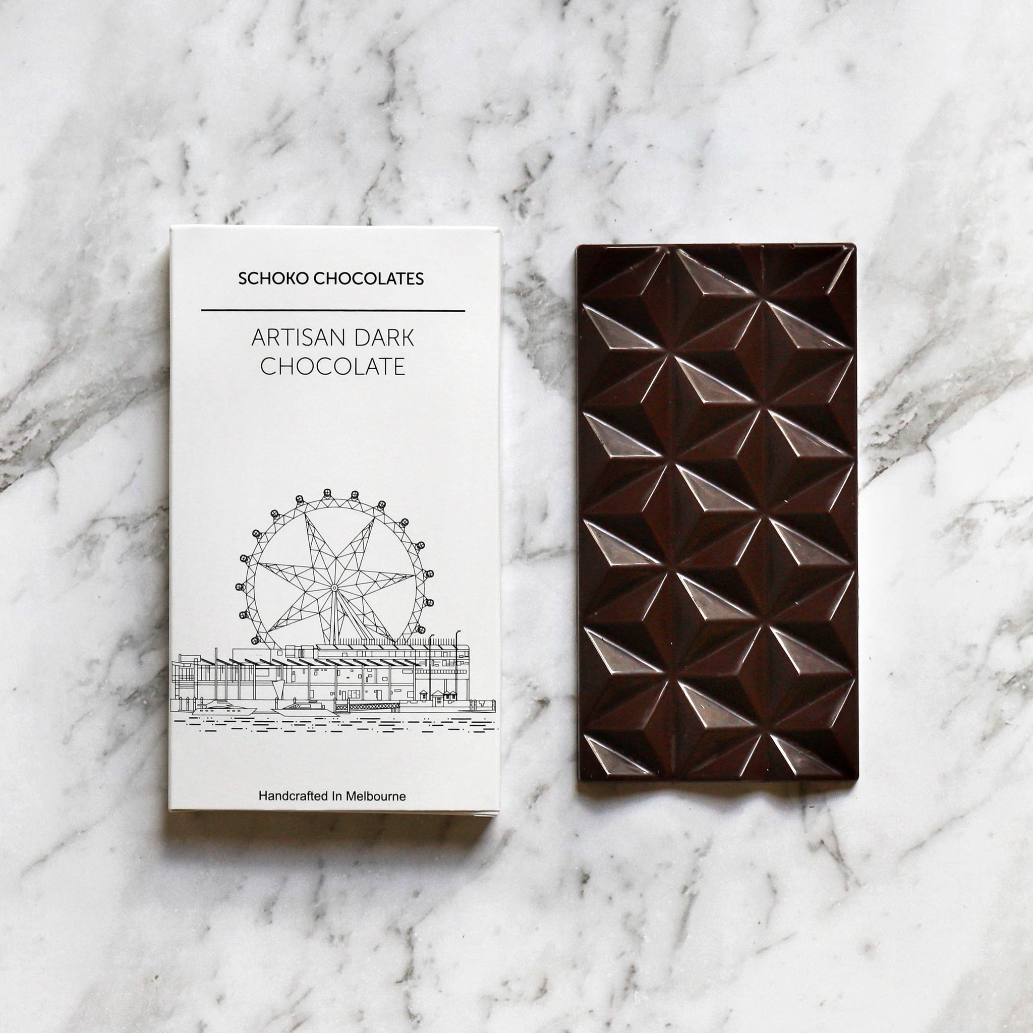 Premium Dark Chocolate Bar | Intense Cocoa Flavor | 75g – Schoko Chocolates
